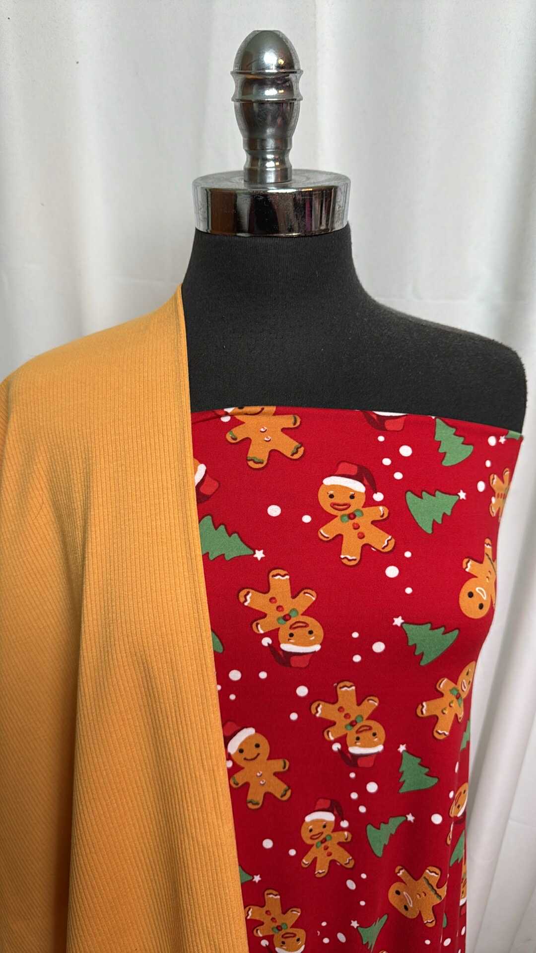 MUSTARD/GINGERBREAD MEN BUNDLE : 2.5YD Gingerbread Men DBP & 2YD Musta ...