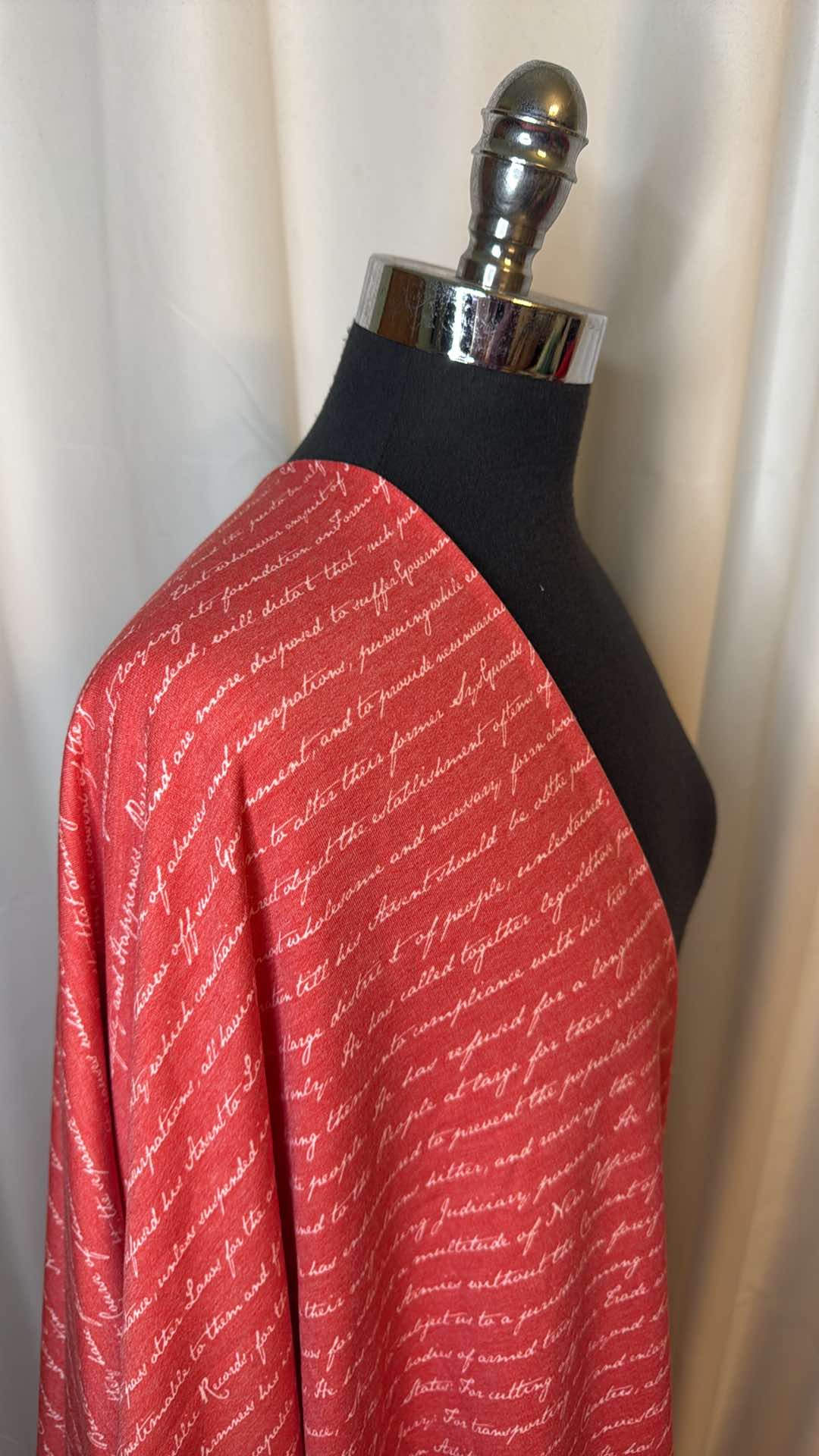 Red Declaration - PRS French Terry - 2 Yard Cut – Amandasbundles.com