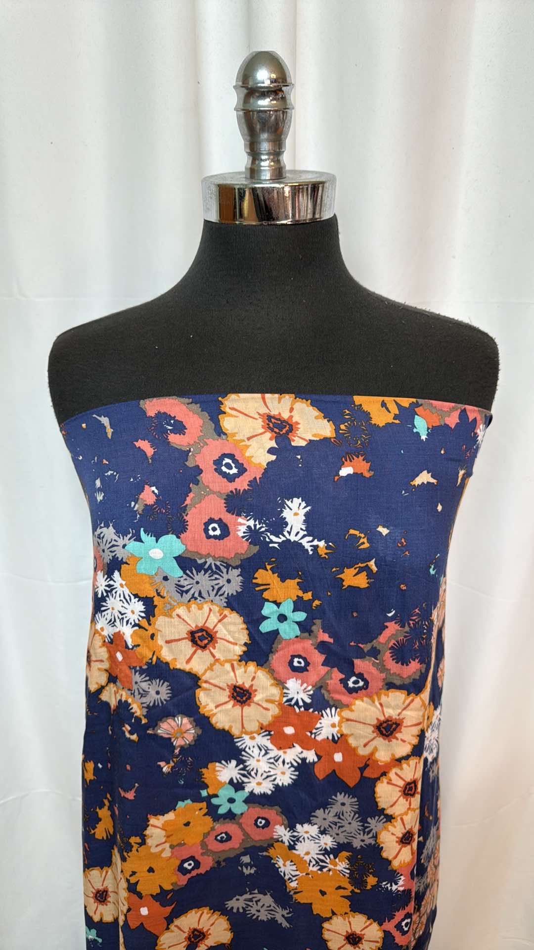 Multi Floral - Rayon Challis - 2 Yard Cut – Amandasbundles.com