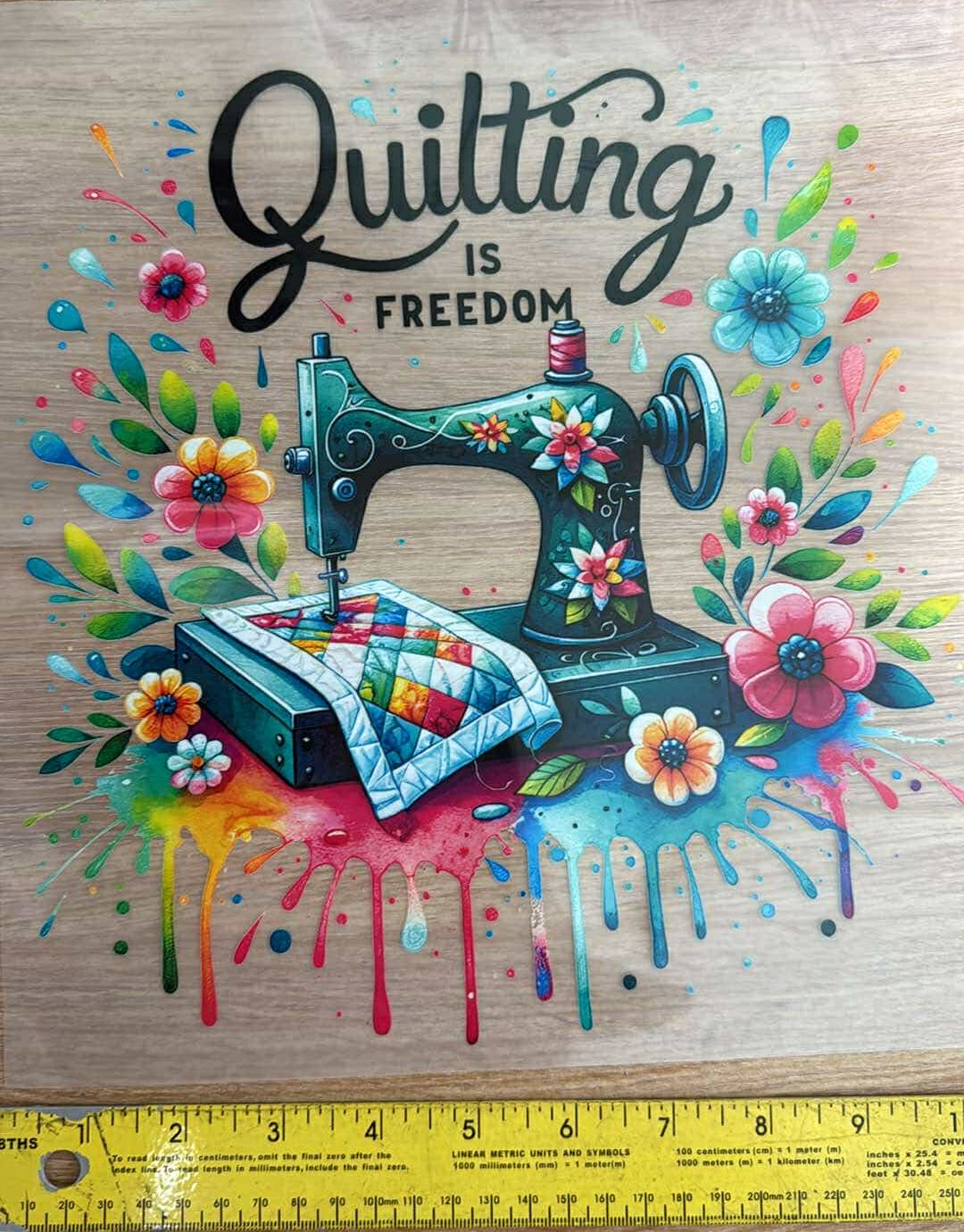 Quilting is Freedom - Iron On Decal - Sold Individually ...