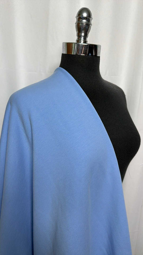 Light Blue - 95/5 Brushed Cotton/Spandex French Terry (64" Wide) - 2 Y ...