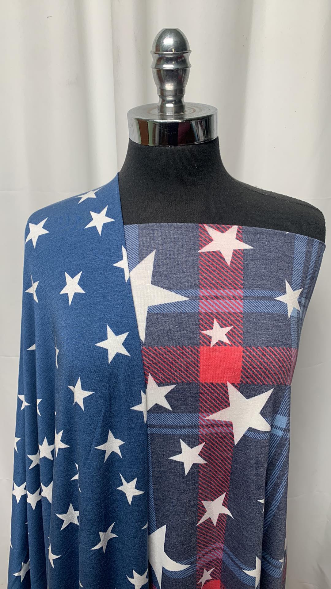 PLAID STAR BUNDLE : 2YD Plaid Star PRS & 2YD Blue Star R/S : A25230 ...